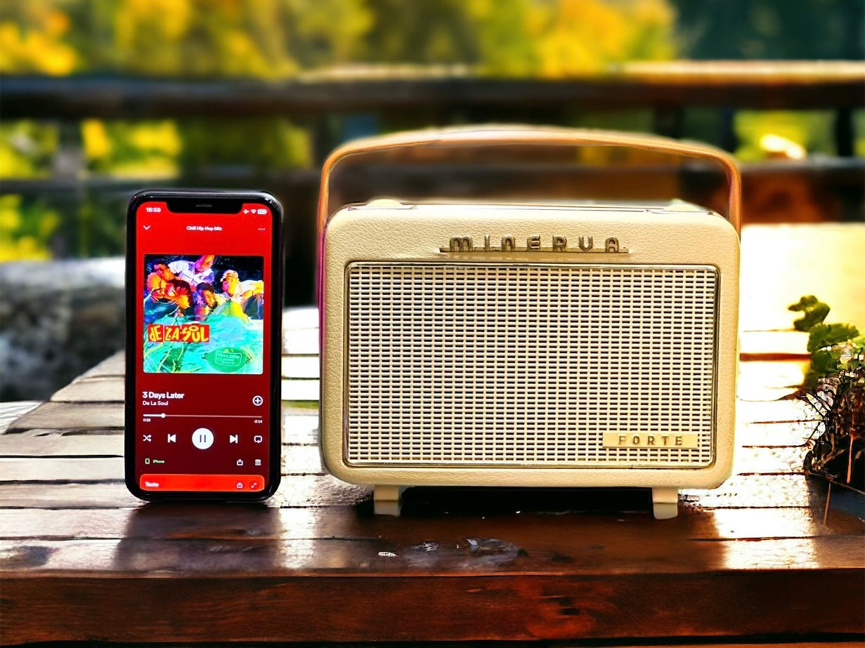 MINERVA FORTE (1963) PORTABLE BLUETOOTH SPEAKER – Erwitt Radio