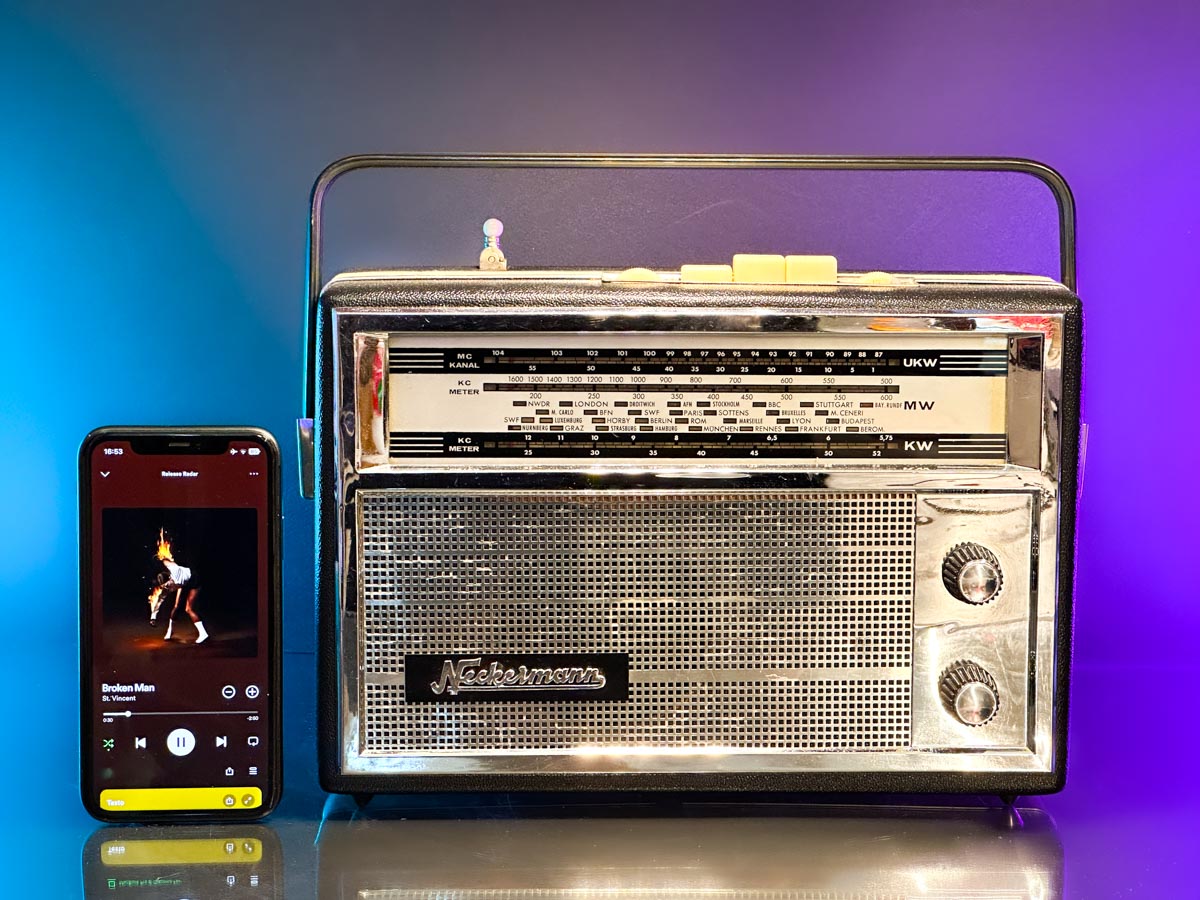 NECKERMANN (1963) PORTABLE BLUETOOTH SPEAKER – Erwitt Radio