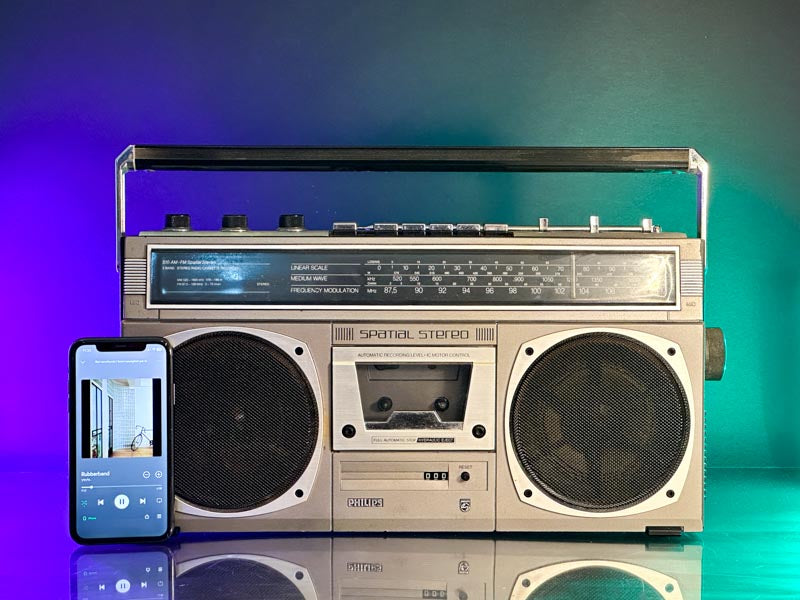 PHILIPS SPATIAL STEREO 22AR510 (1981) PORTABLE BLUETOOTH SPEAKER – Erwitt Radio