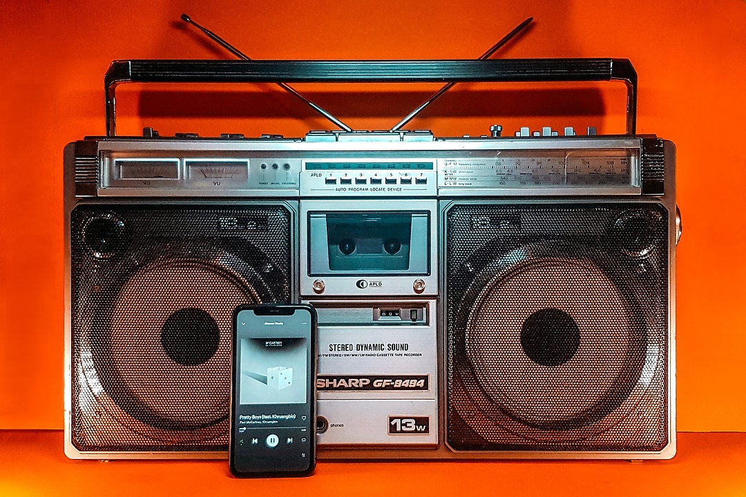 SHARP GF-9494 (1980) BLUETOOTH BOOMBOX – Erwitt Radio